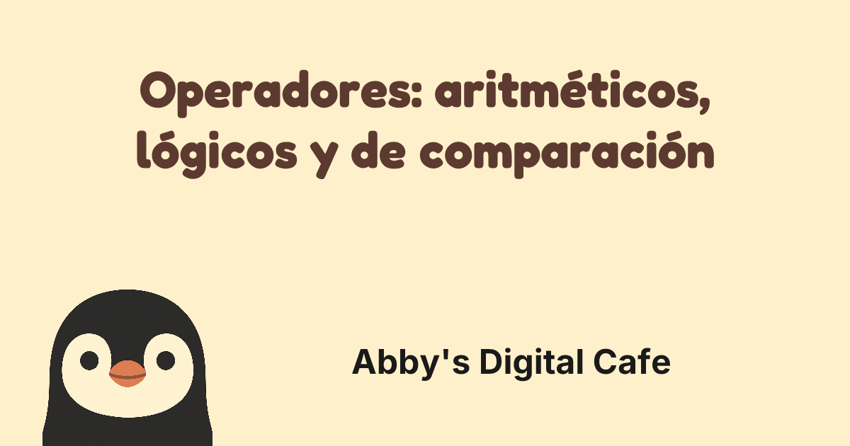 Operadores: aritméticos, lógicos y de comparación · ADC